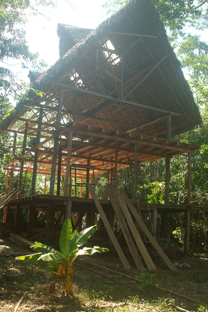 Hut Construction - The Road and the Wilderness